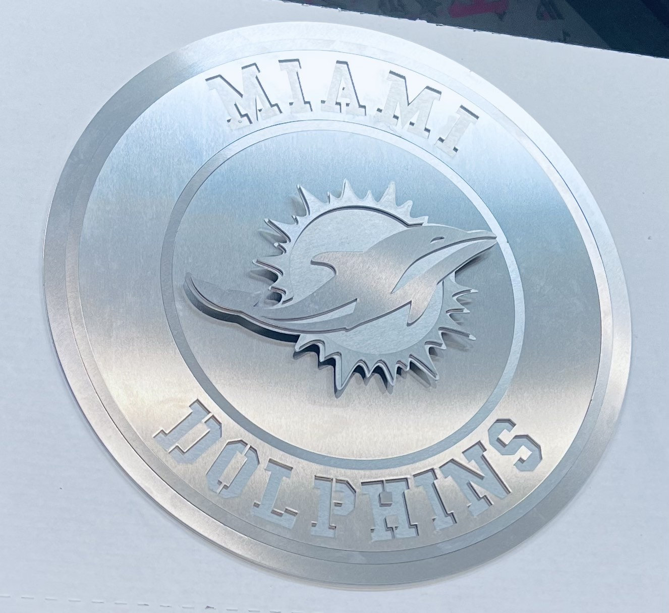 Miami Dolphins Sign Art - Etsy