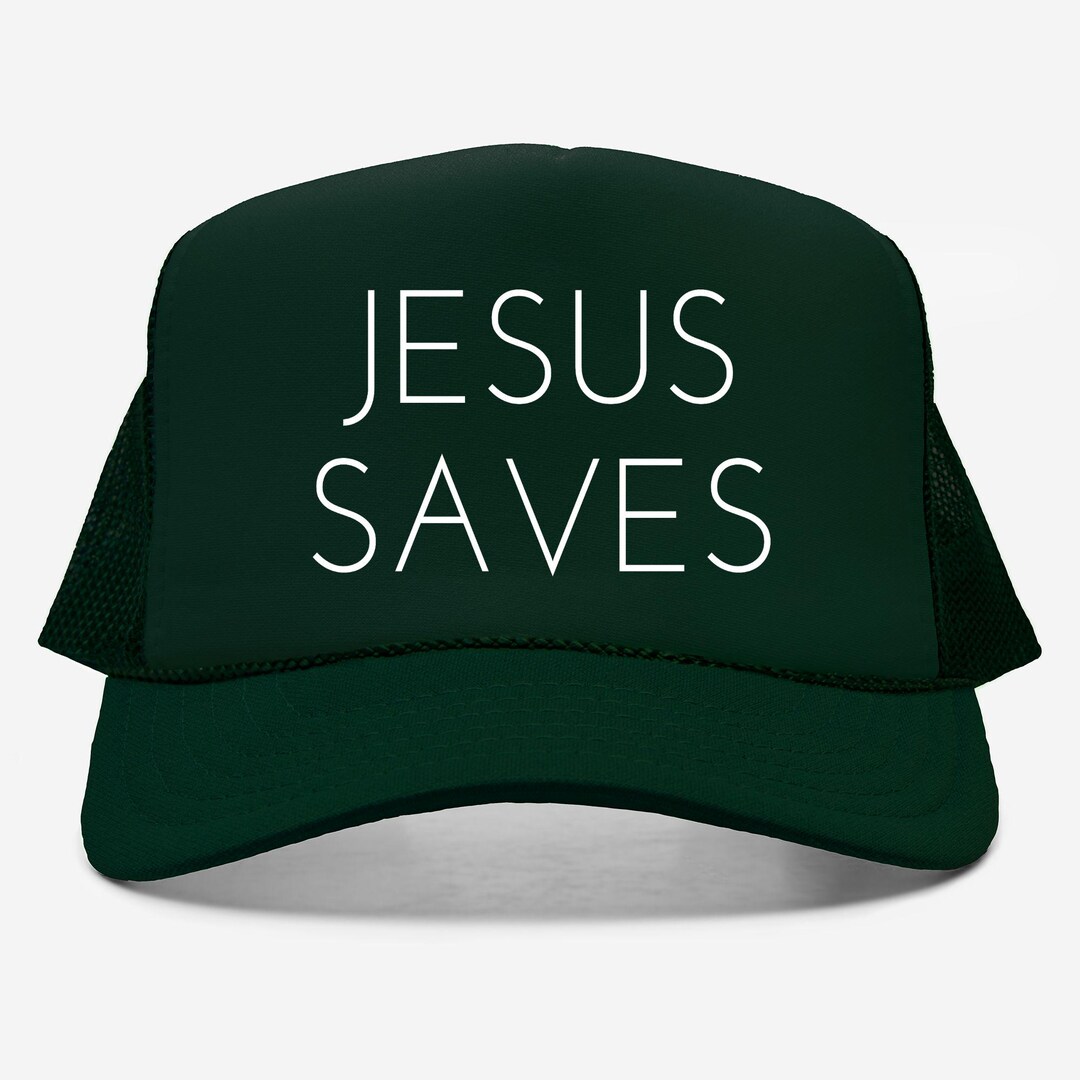 Jesus Saves Christ Lord Foam Trucker Hat Otto 39-165 - Etsy