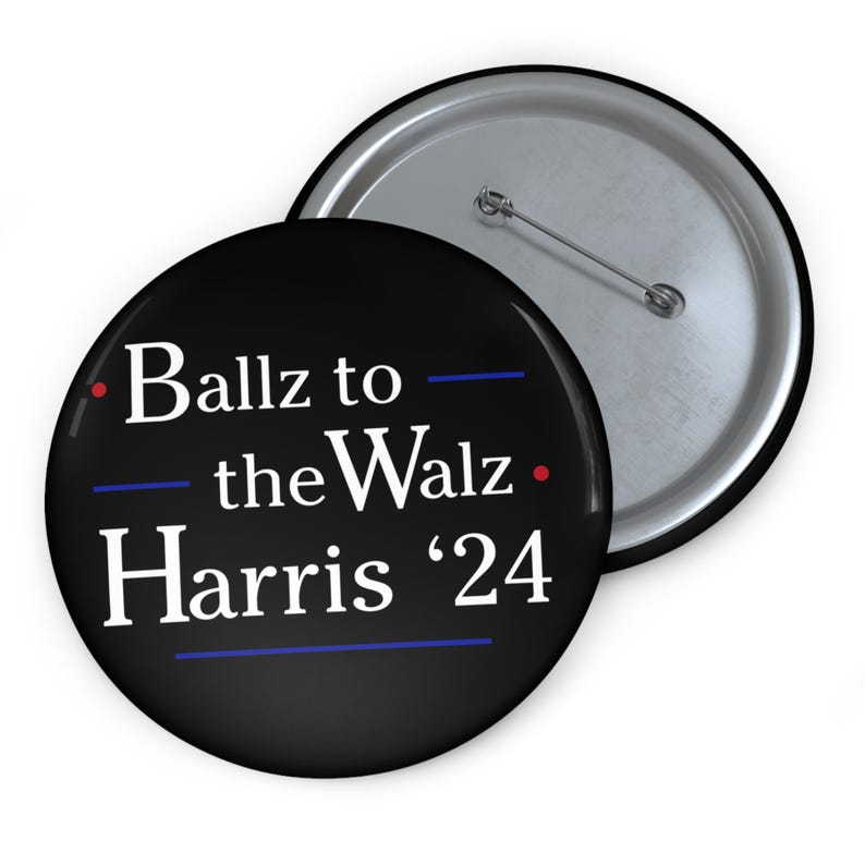Tim Walz Kamala Harris 2024 Balls to the Walz Democratic Party Nominee ...