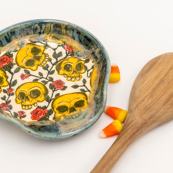 Spoon Rest Pottery - Etsy