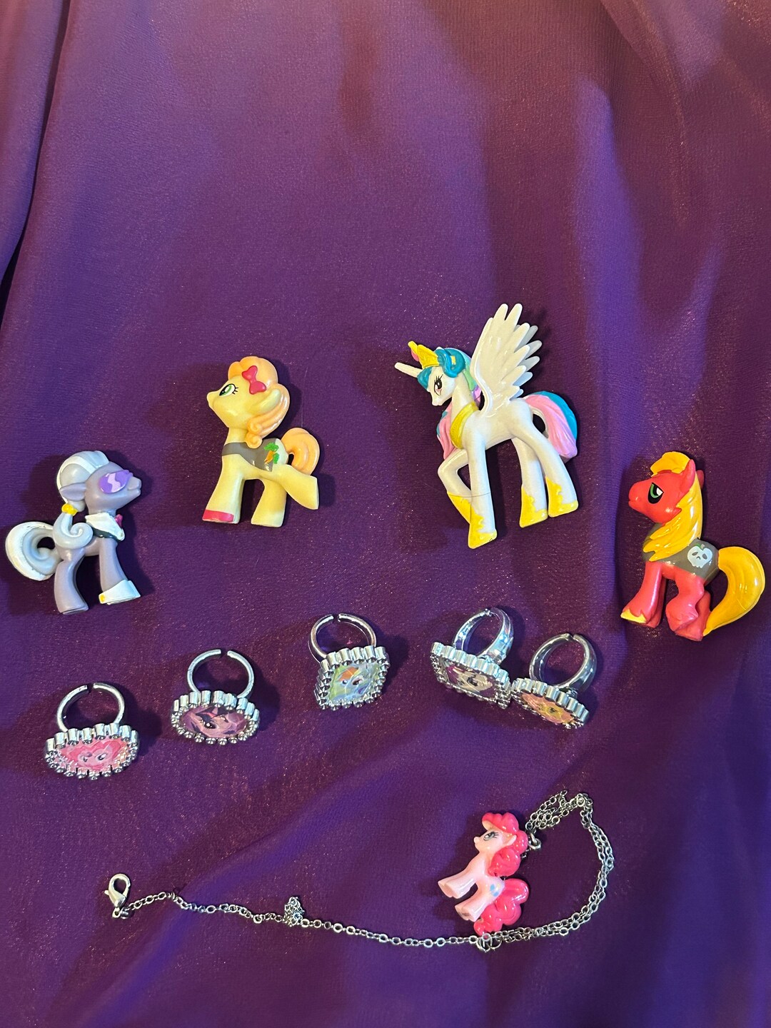 My Little Pony Miniatures rings,minis,necklace - Etsy