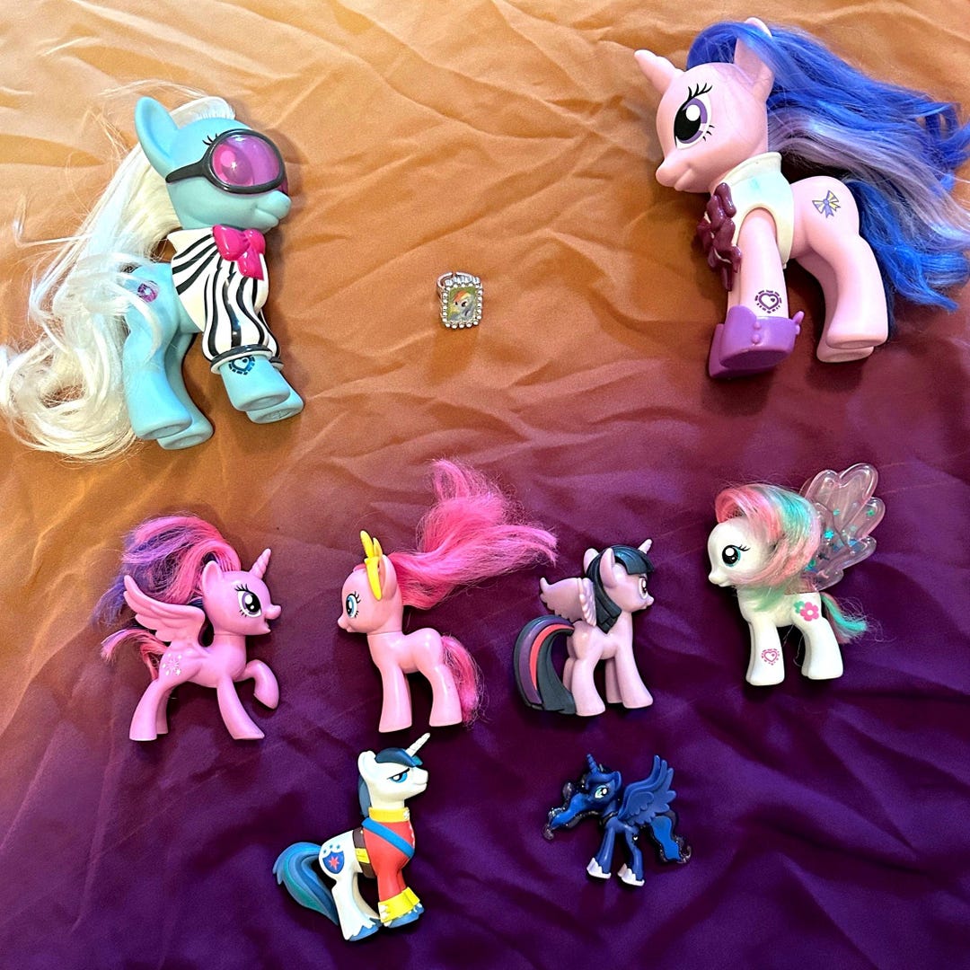 My Little Pony Miniatures, Figurines, and Rings - Etsy