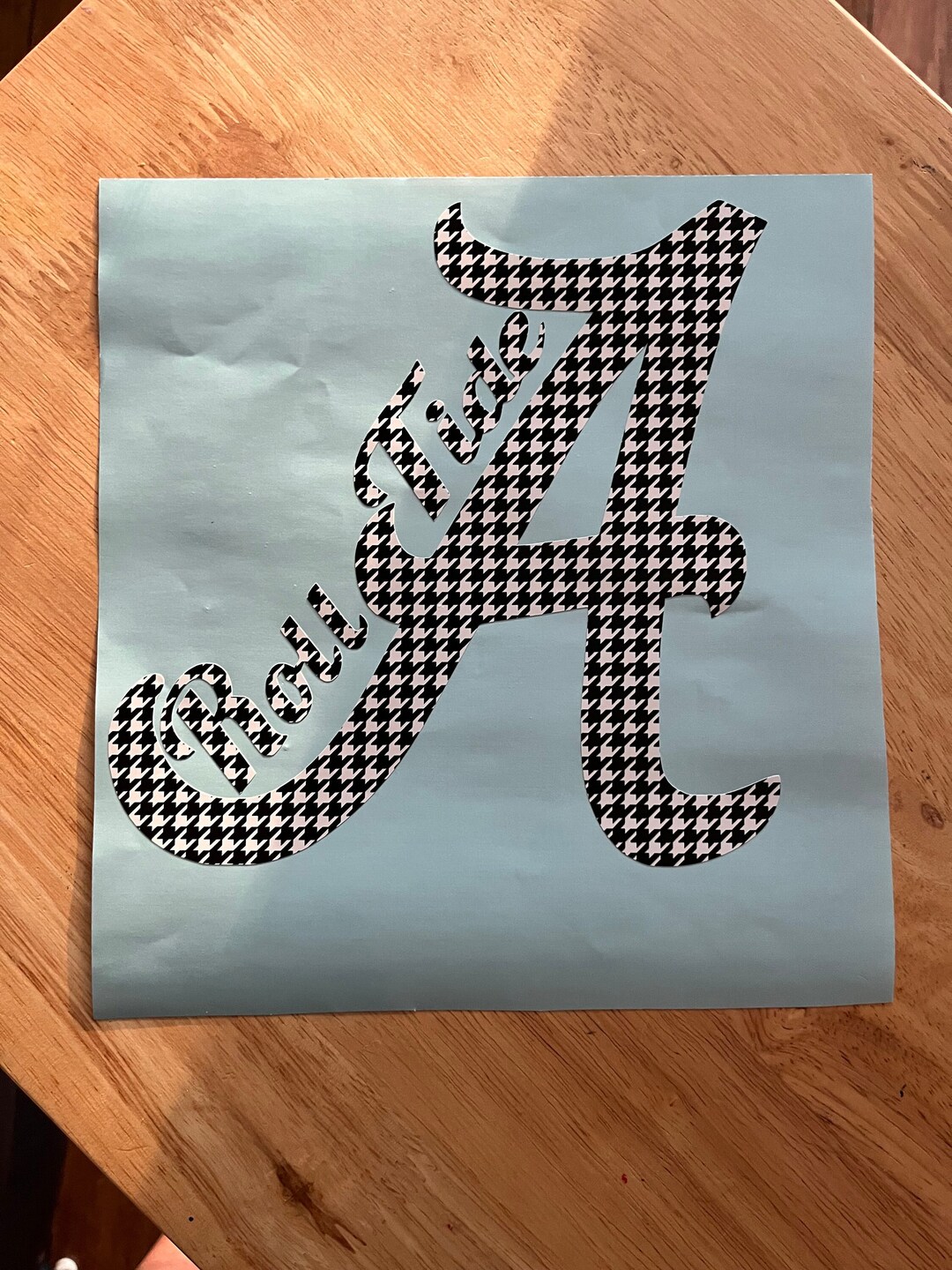 Houndstooth Alabama a With ROLL TIDE - Etsy