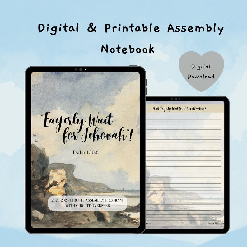 2023-2024 Circuit Assembly Digital Notebook "eagerly Wait for Jehovah ...