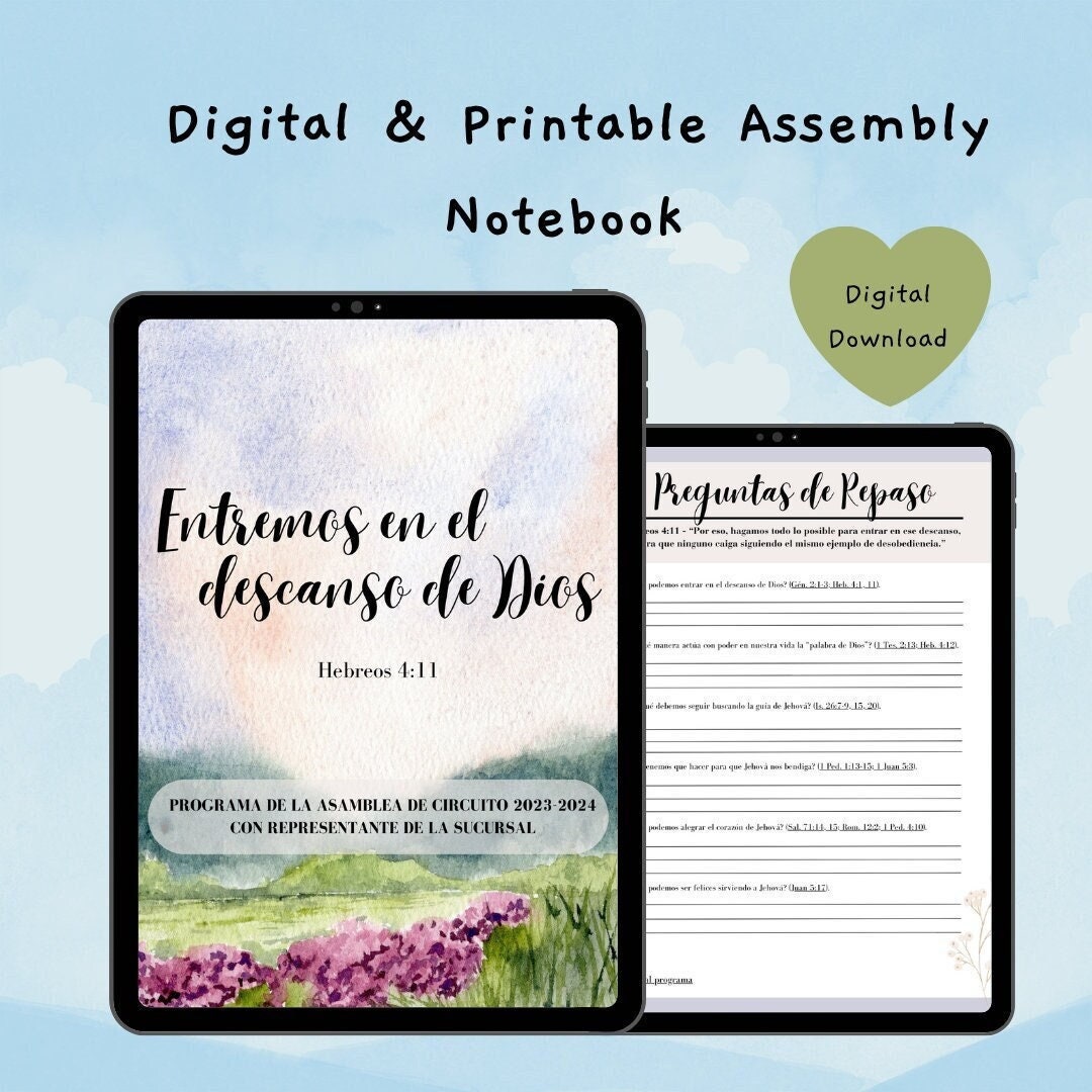 2023-2024 Circuit Assembly Digital Notebook "entremos En El Descanso De ...