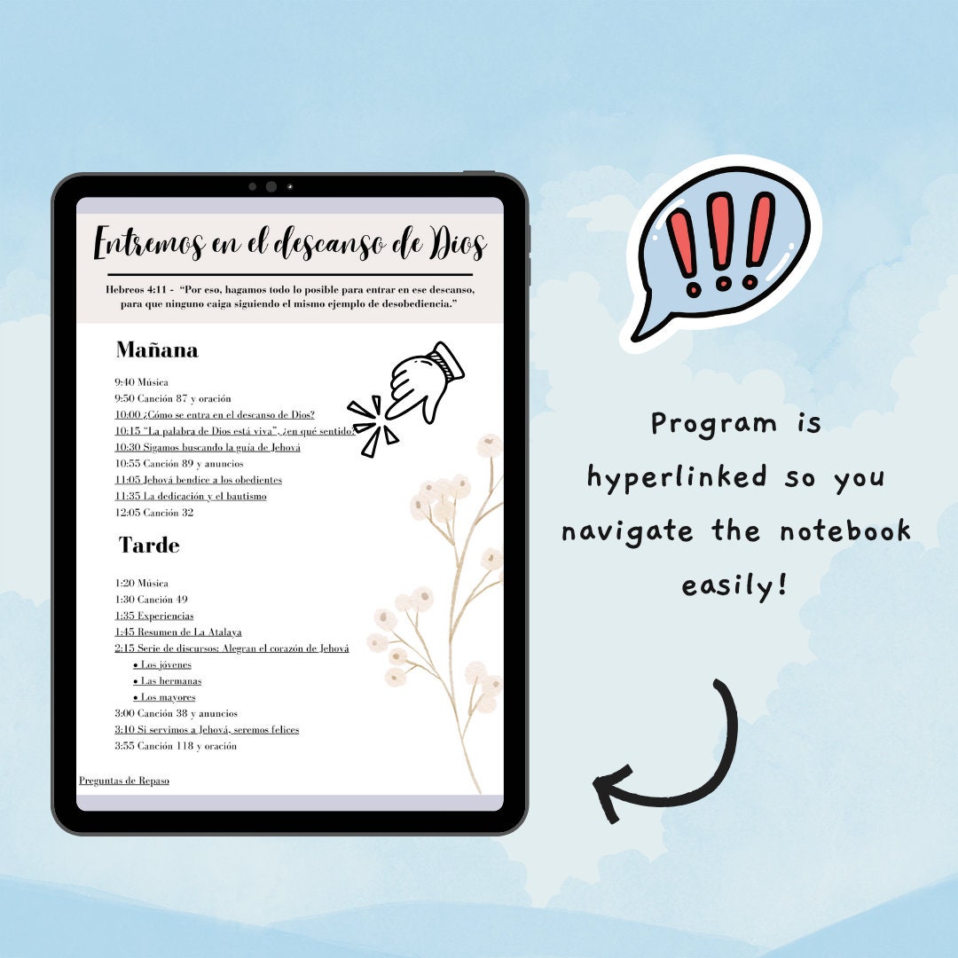 2023-2024 Circuit Assembly Digital Notebook "entremos En El Descanso De ...