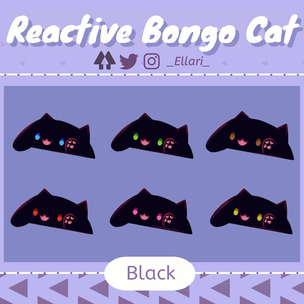 Vtuber Black Cat - Etsy