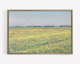 Yellow Field Painting - Etsy