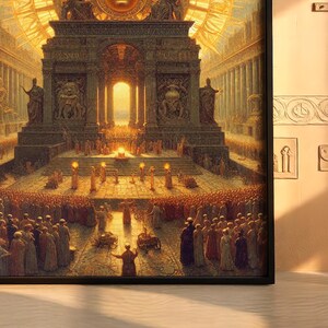 Sun Cult Wall Art Famous Ancient Painting Contemporary Sun Painting ...