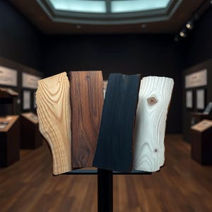 Vintage Framed River Landscape Painting for Farmhouse Living Room Wall ...