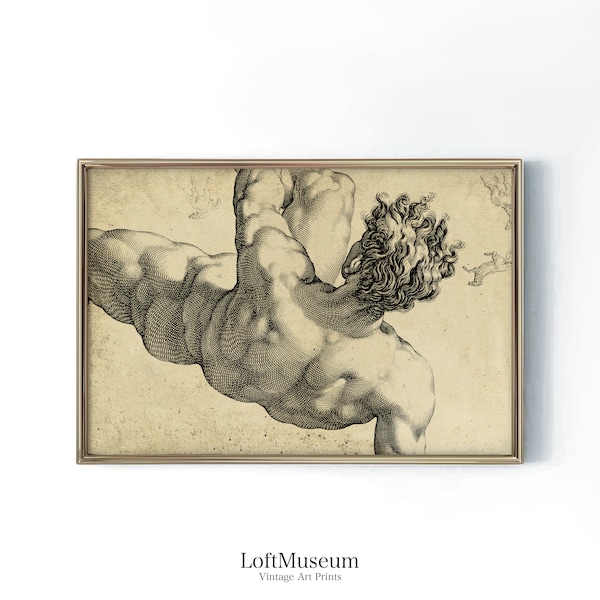 Drawing of Icarus - Etsy