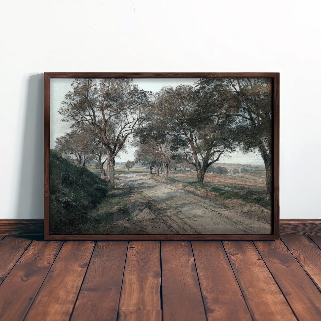 VINTAGE LANDSCAPE ART - Antique Framed Decor - Etsy