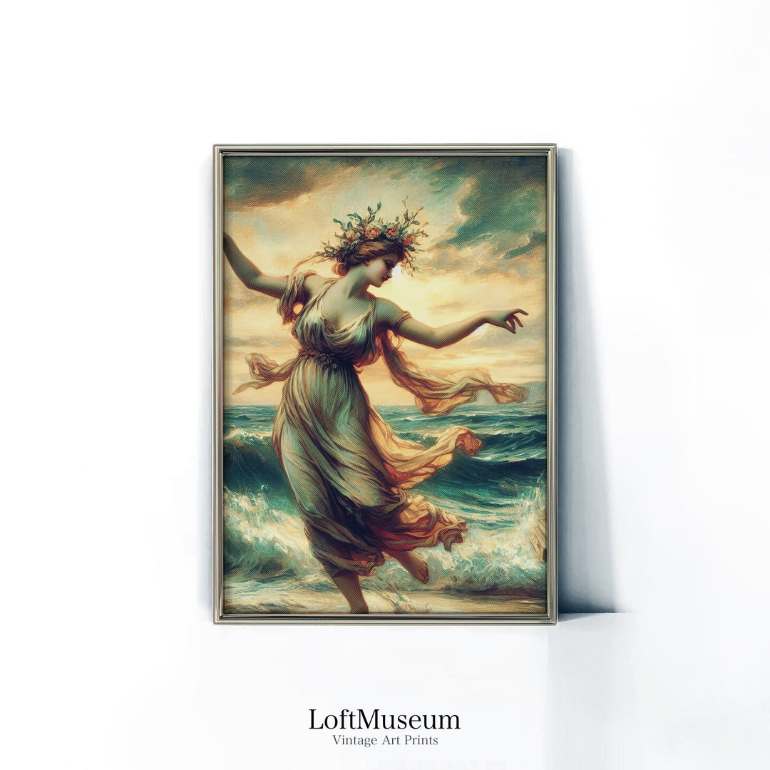 Nymphs Dancing Wall Art Artemis Painting Contemporary Painting MAILED ...