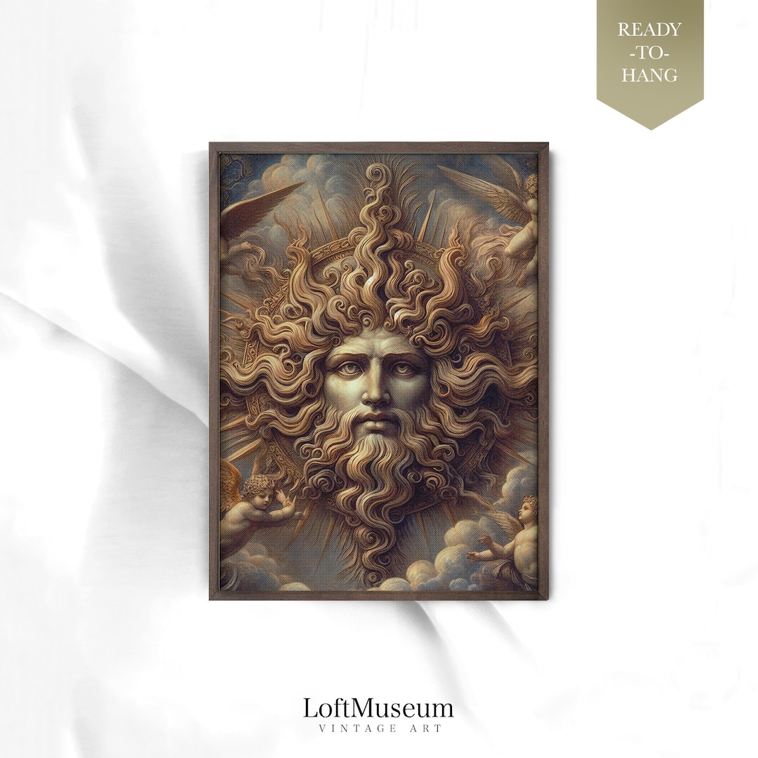 The Sun Wall Art Famous Mythological Painting Contemporary Painting ...