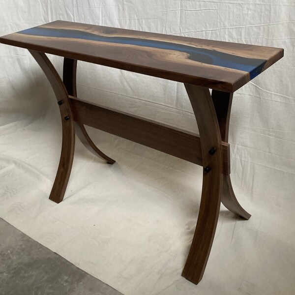 Walnut Epoxy Table - Etsy