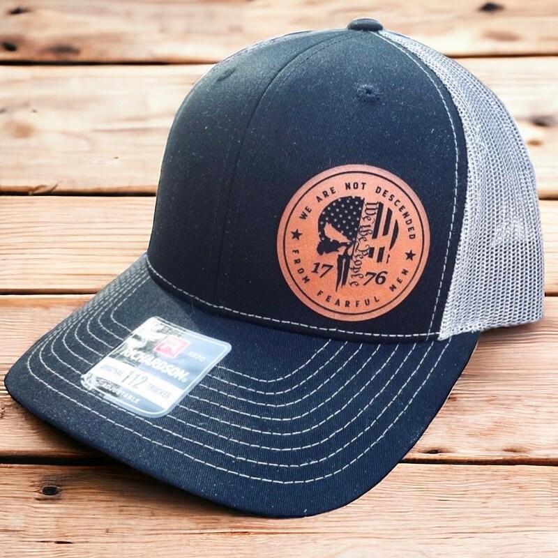 Leather Patch Hat - Etsy