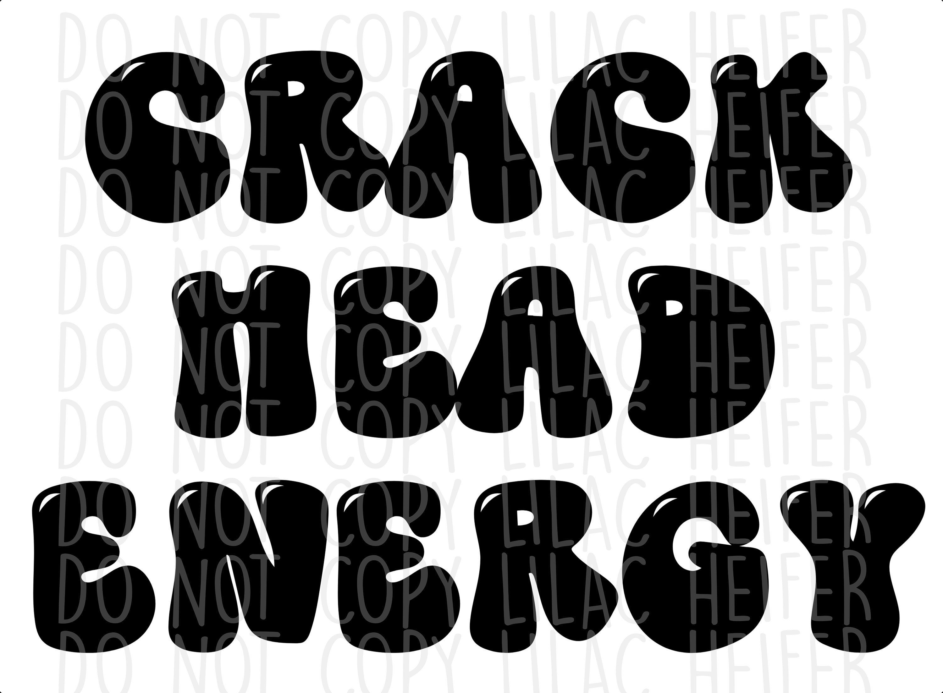 Crack Head Energy | PNG | Digital Design - Etsy