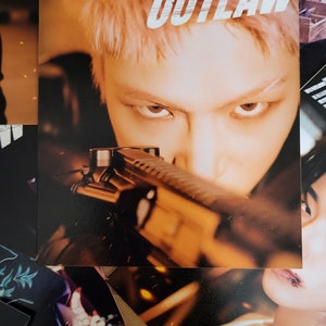 Ateez Outlaw Mini Posters 4x5in - Etsy