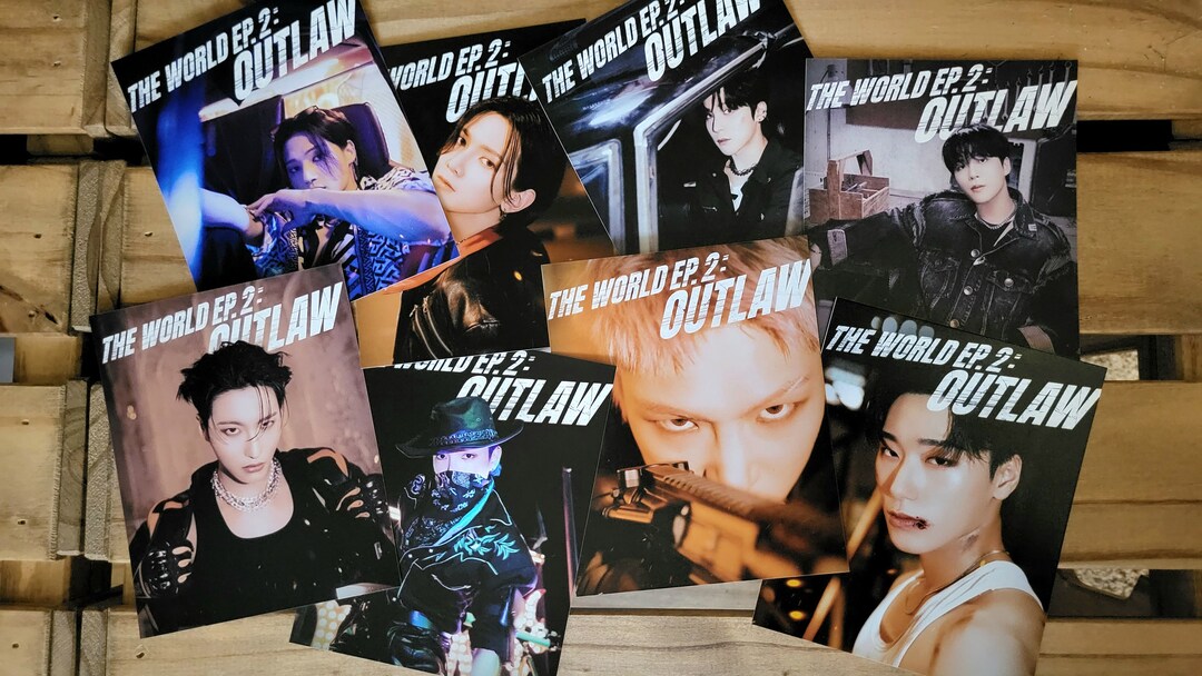 Ateez Outlaw Mini Posters 4x5in - Etsy