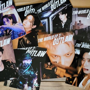 Ateez Outlaw Mini Posters 4x5in - Etsy