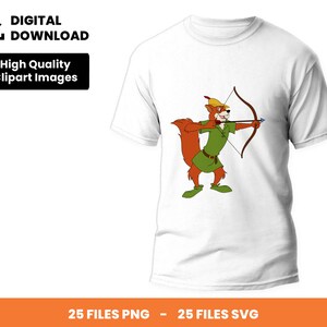 25 Clipart Bundle Layered Svg Robin Hood SVG Princess - Etsy