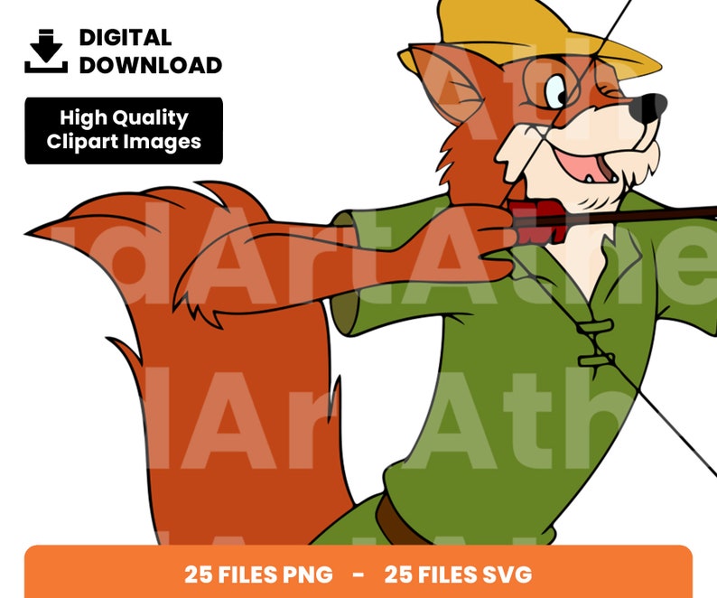 25 Clipart Bundle Layered Svg Robin Hood SVG Princess - Etsy