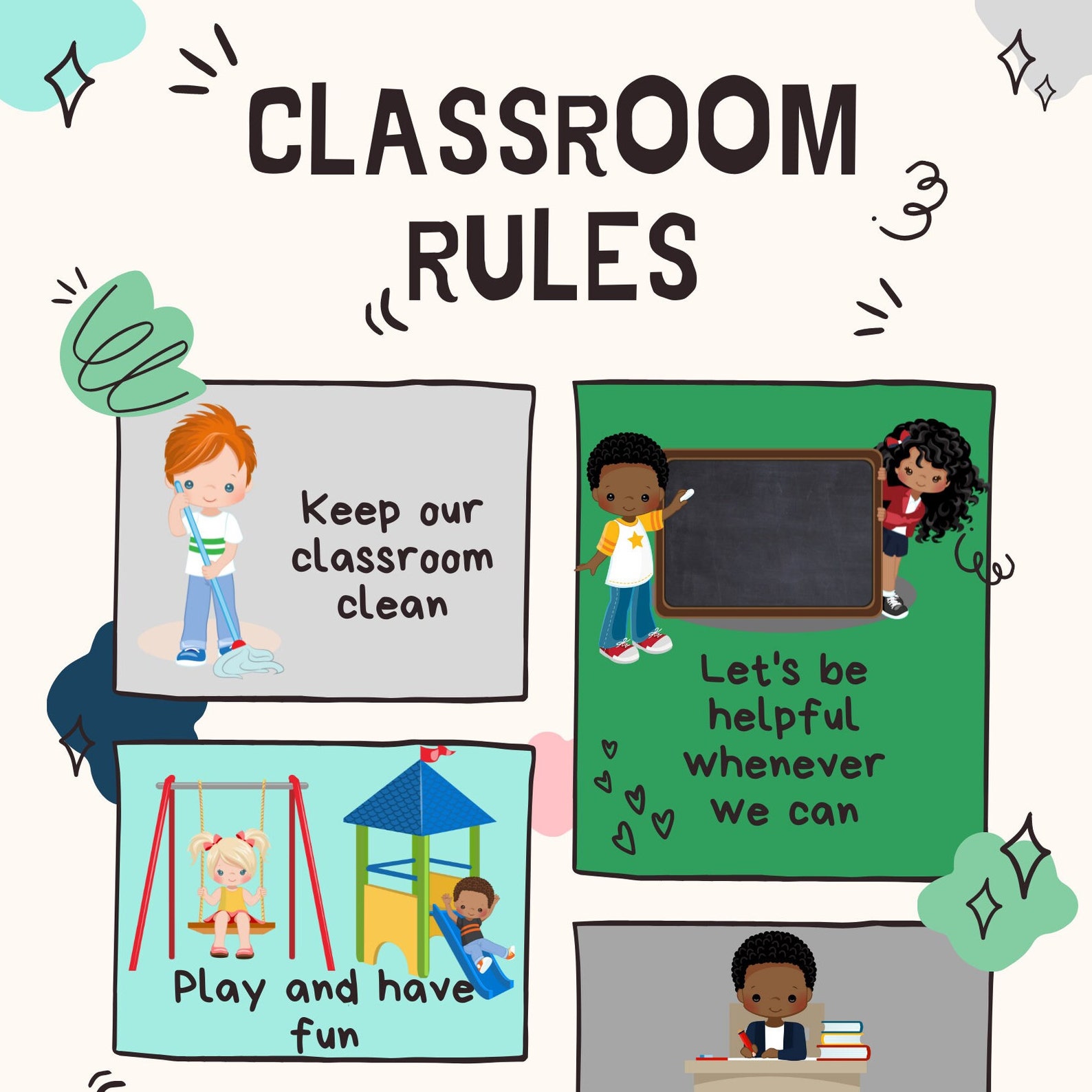 Classroom Management Poster - Etsy