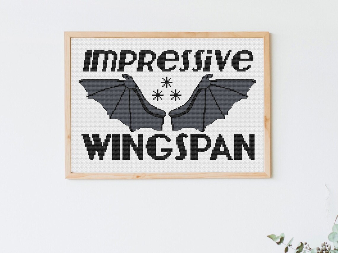 Impressive Wingspan ACOTAR Series Cross-stitch Pattern Fantasy Book Pdf ...