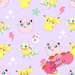 Pikachu Baby Kids Cartoon Anime Seamless Design, Fabric Seamless Design ...
