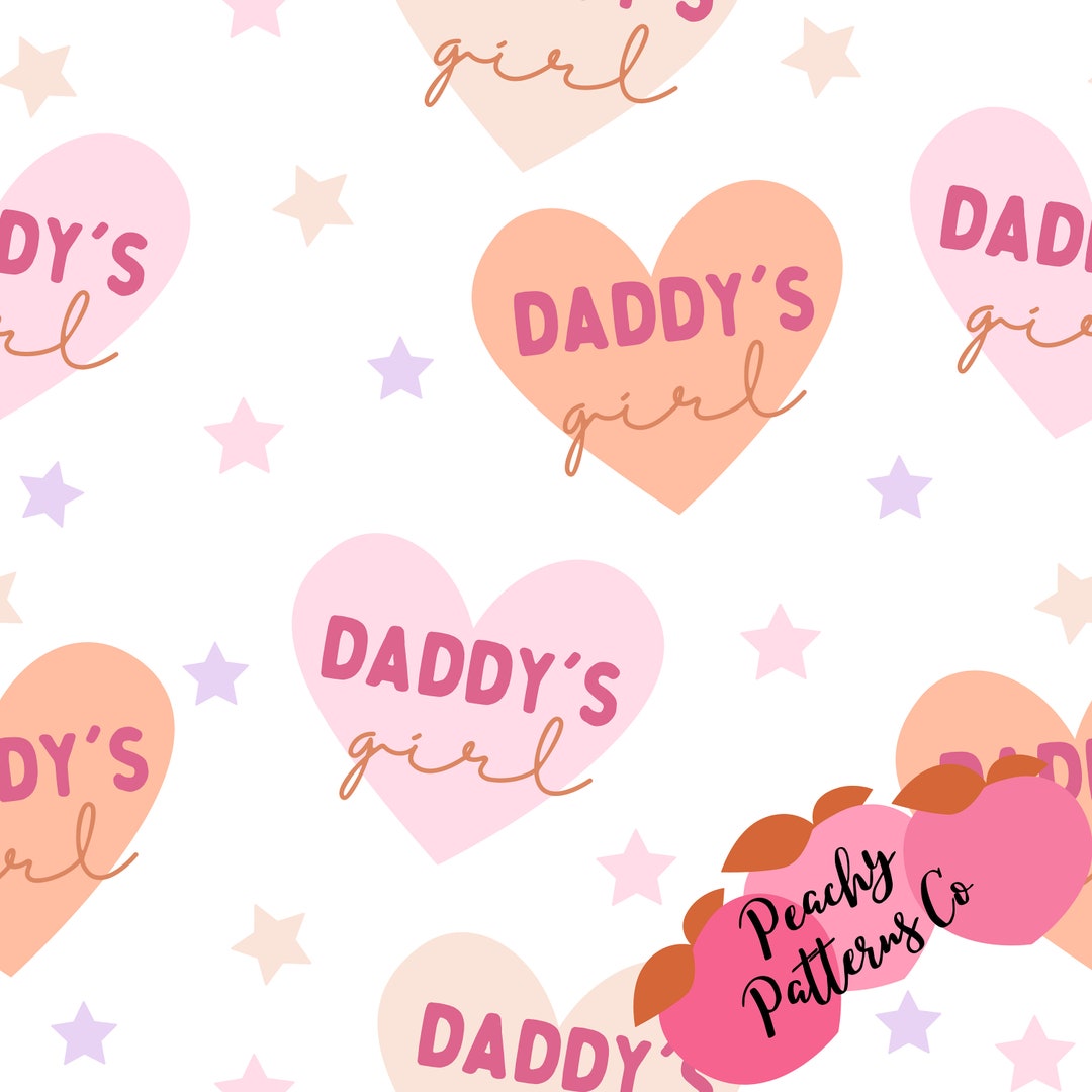 Fathers Day Daddys BFF Seamless Design, Fabric Seamless Design, Fathers ...