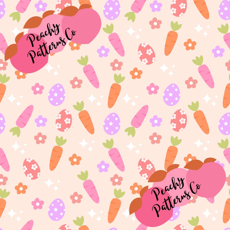 Spring Easter Eggs Seamless Design, Fabric Seamless Design, Daisy Fabric Prints, Retro Fabric ...