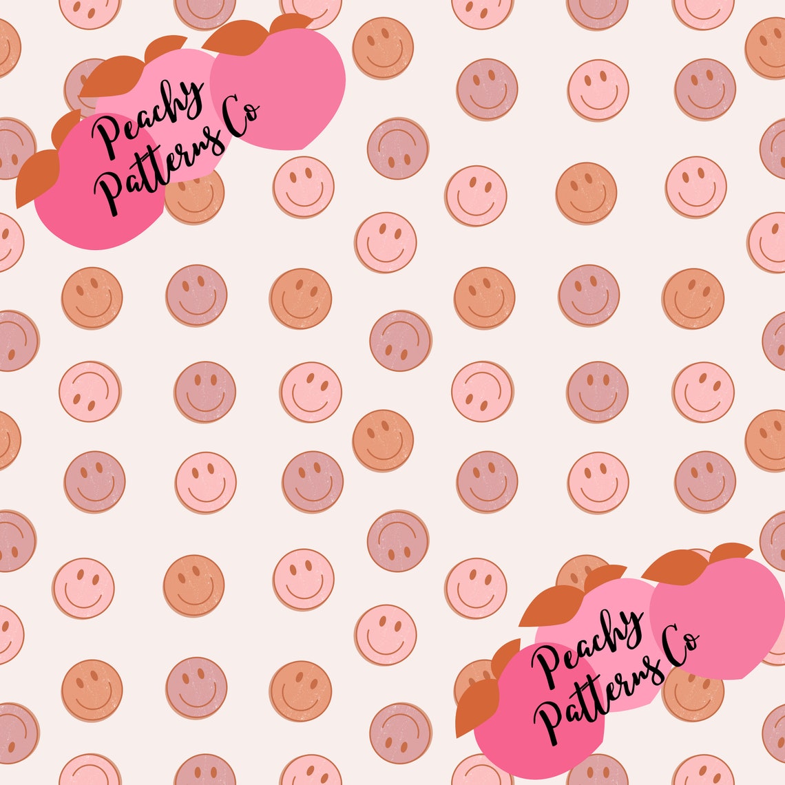 Smiley Face Fabric Seamless Design, Fabric Seamless Design, Smiley ...