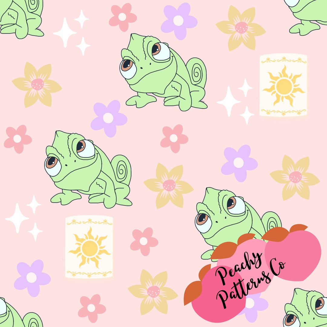 Rapunzel Princess Seamless Design, Fabric Seamless Design, Mickey ...