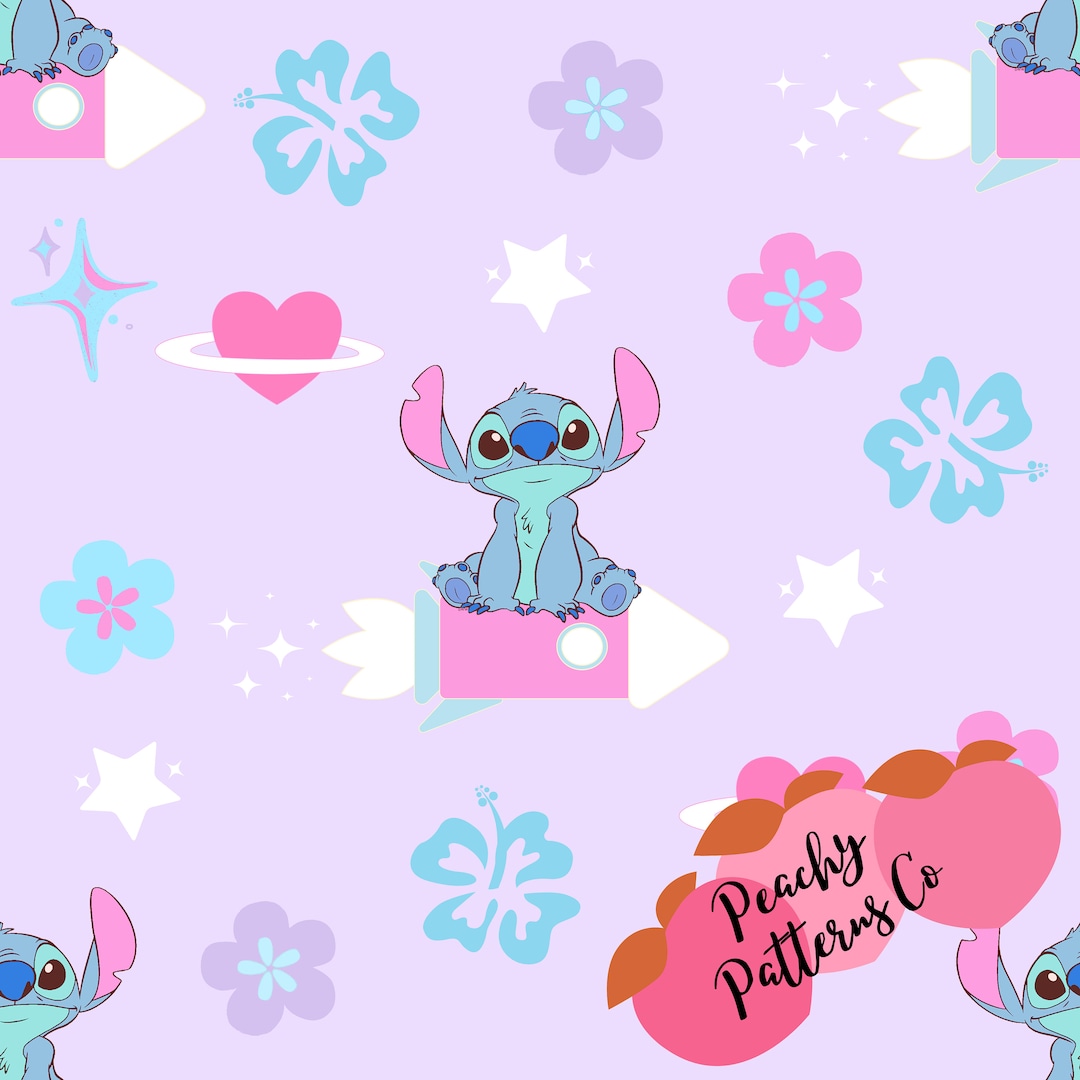 Lilo and Stitch Seamless Design, Fabric Seamless Design, Mickey Fabric ...