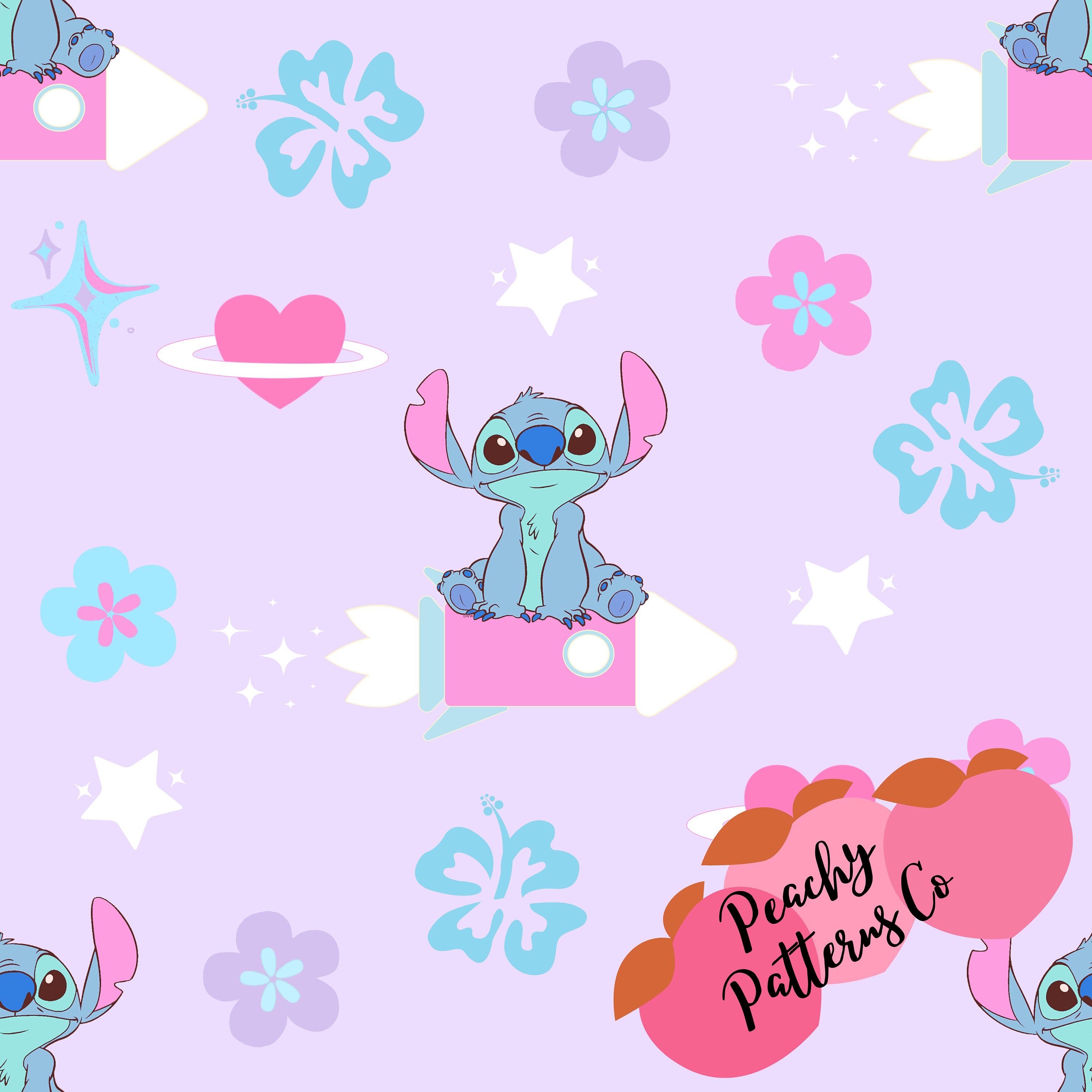 Lilo and Stitch Seamless Design, Fabric Seamless Design, Mickey Fabric ...