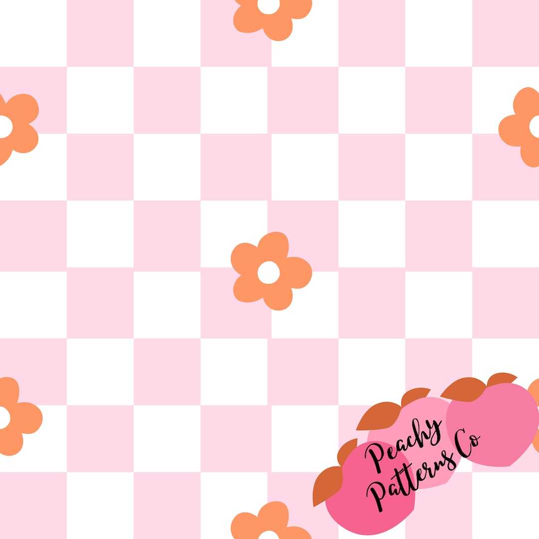 Spring Checkered Seamless Design Fabric Seamless Design - Etsy