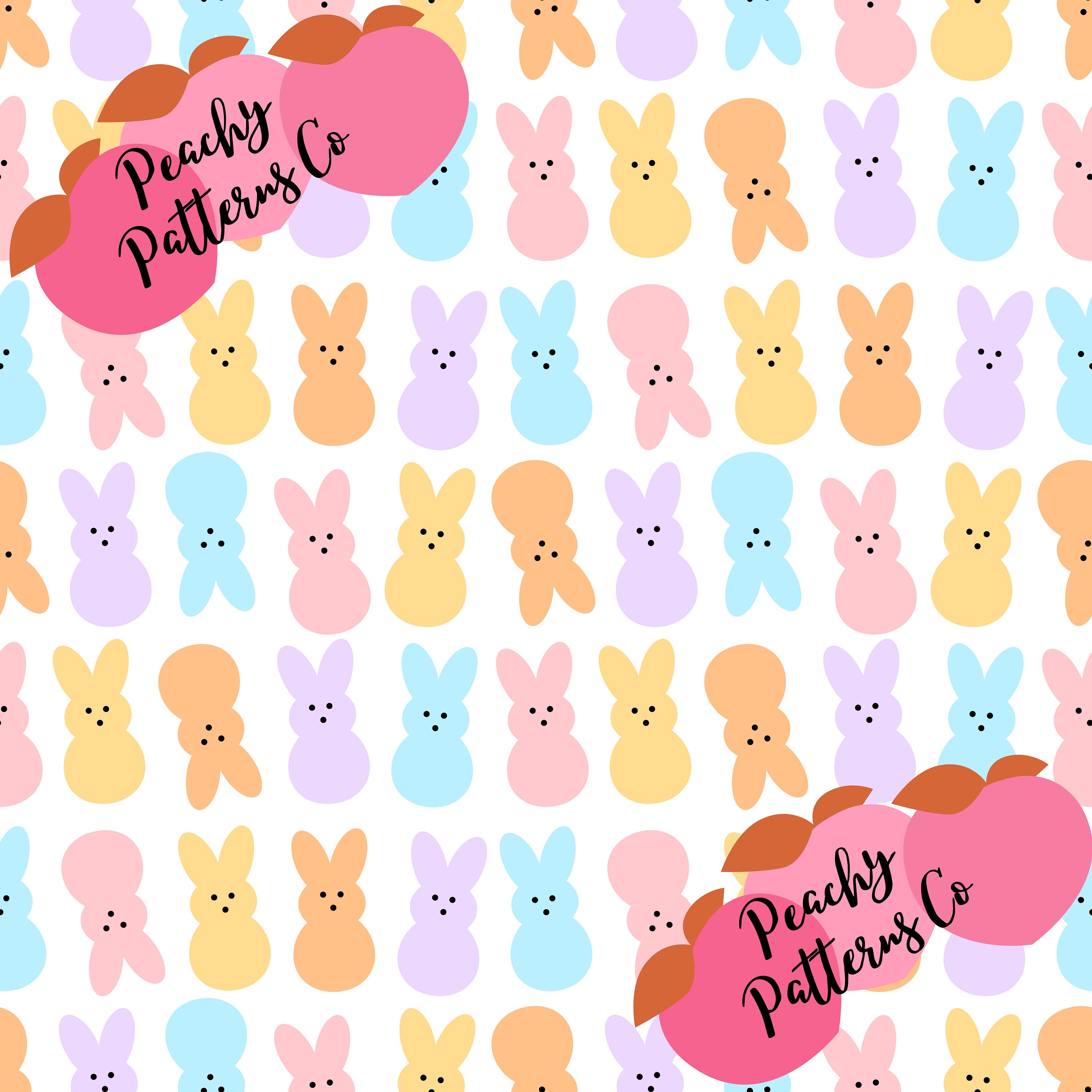 Peeps Easter Candy Seamless Design, Fabric Seamless Design, Daisy ...