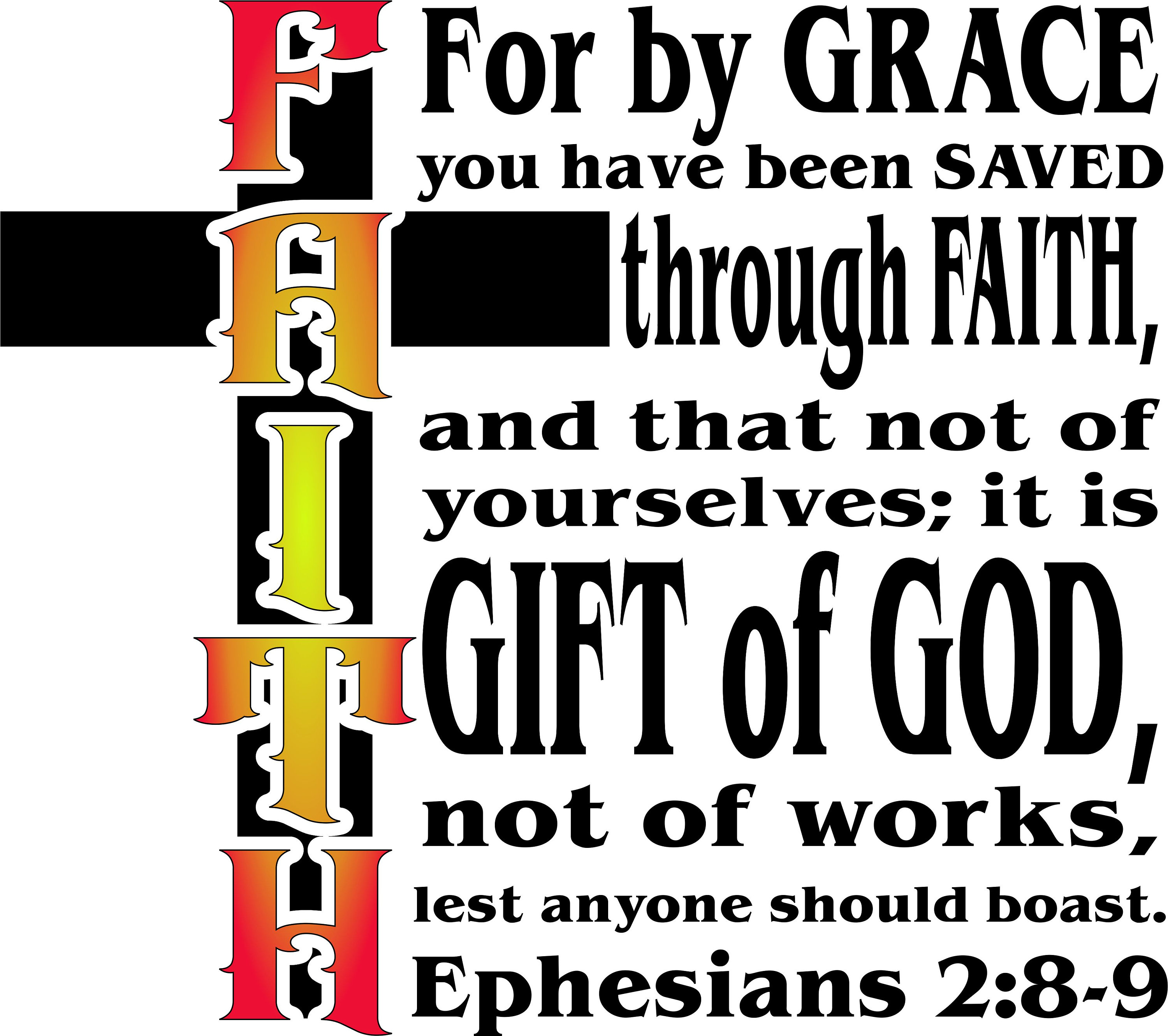 Ephesians 2:8-9 Svg, Png, Jpg, Eps, and Pdf - Etsy