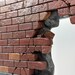 Busted Brick Wall Diorama Hand Painted - Etsy