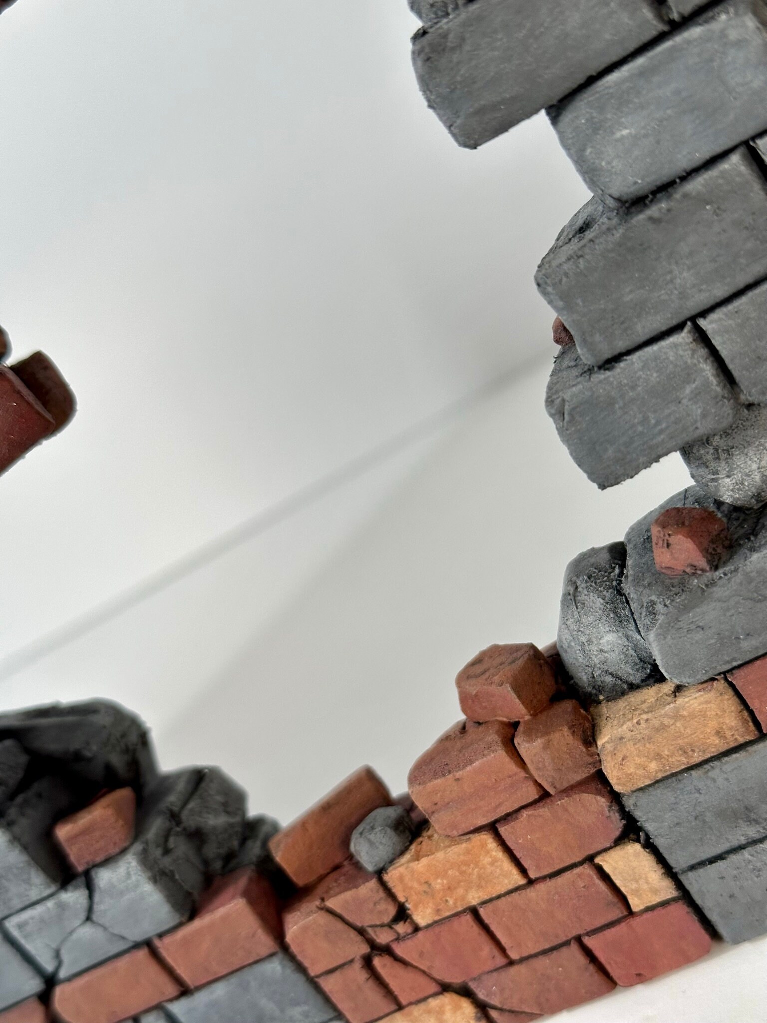 Busted Brick Wall Diorama 6 - Etsy