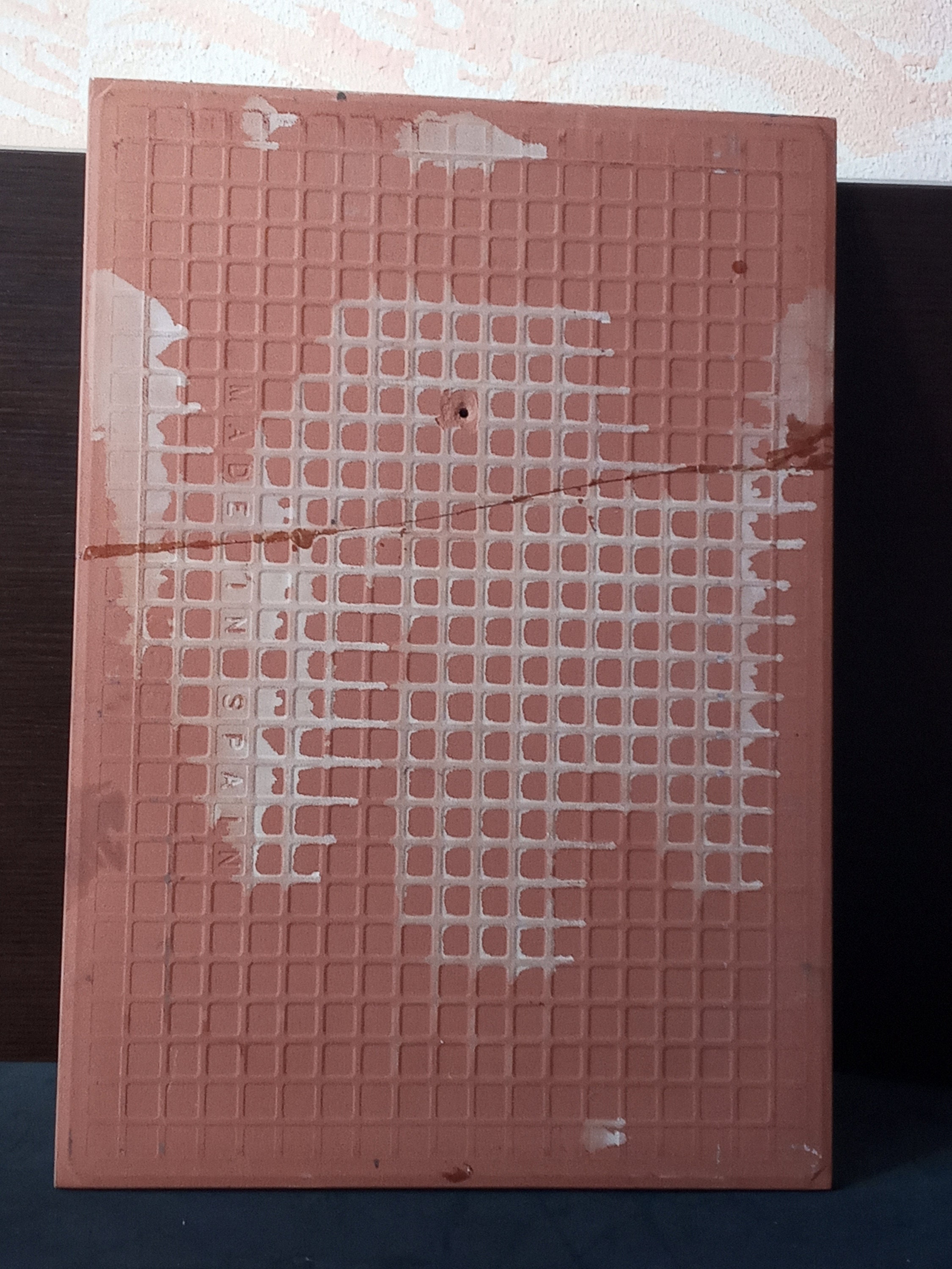 Large Terracotta Tile Sundial Hand Painted and Signed by the Artisan ...