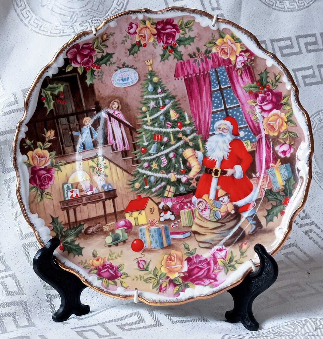 Rare Royal Albert OCR christmas Surprise Santa Claus, Magical Home Wall ...