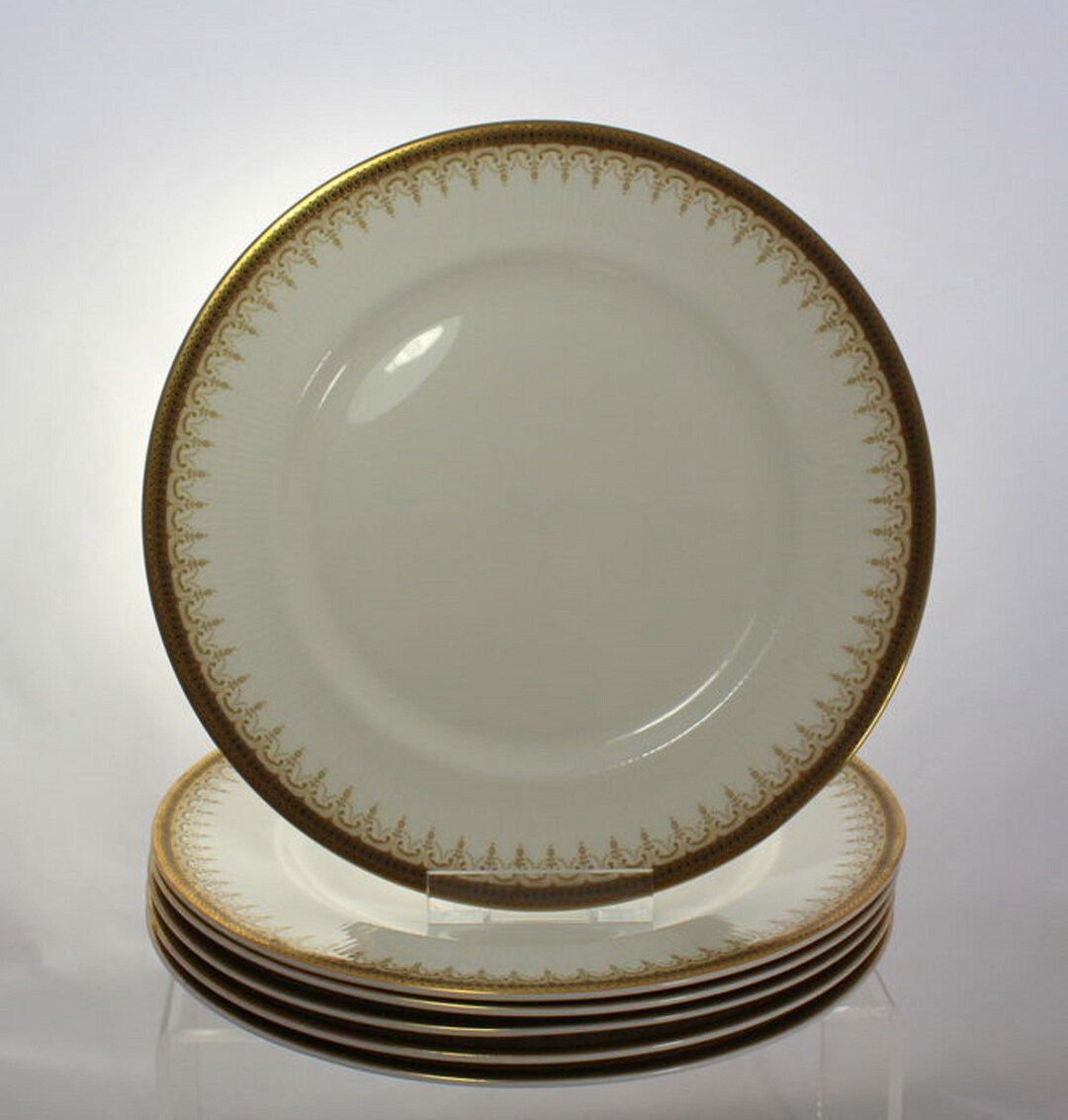 Vintage Athena 6 Dinner Plates by Paragon, Made in England, Plates 27 ...