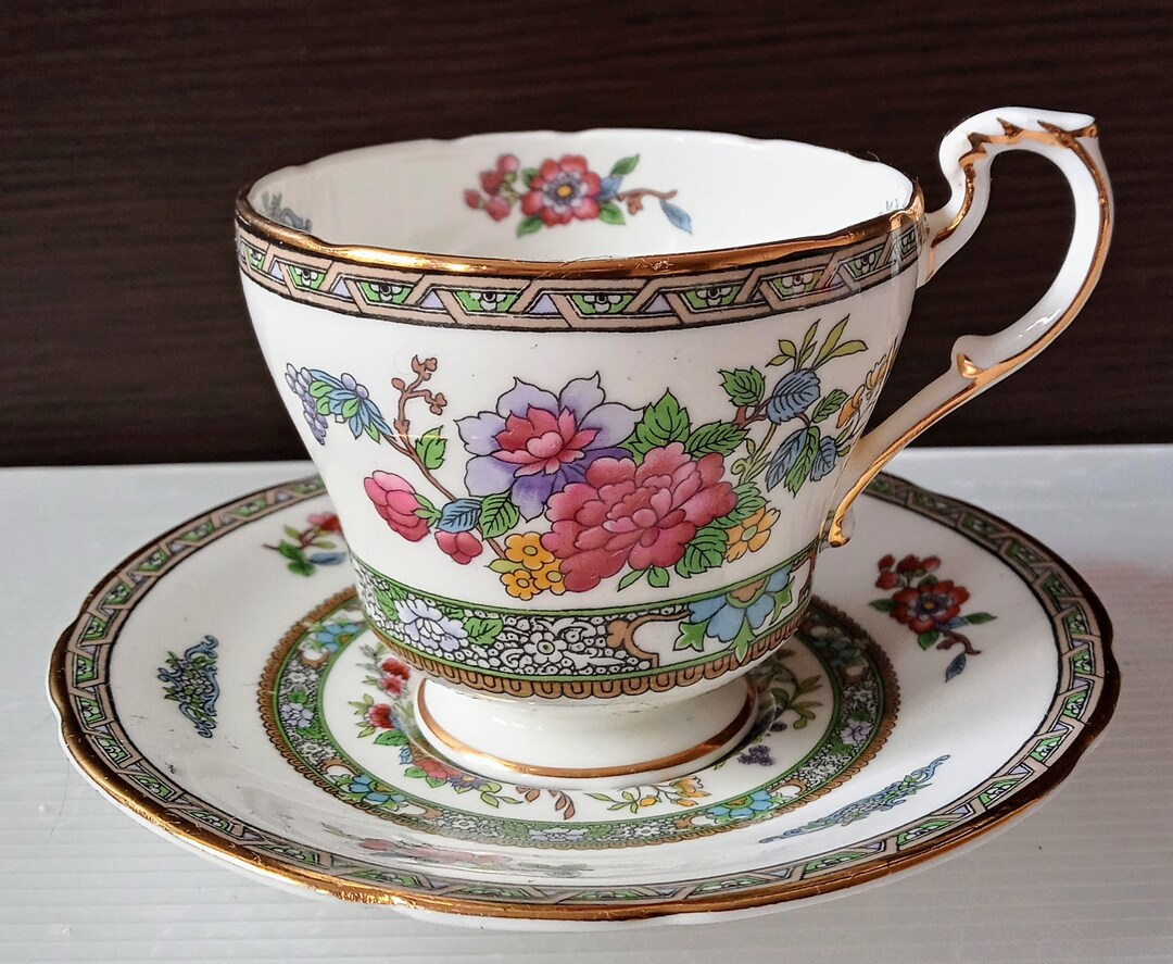Vintage Paragon Tree of Kashmir, Cup + Saucer - MINT Condition - Etsy