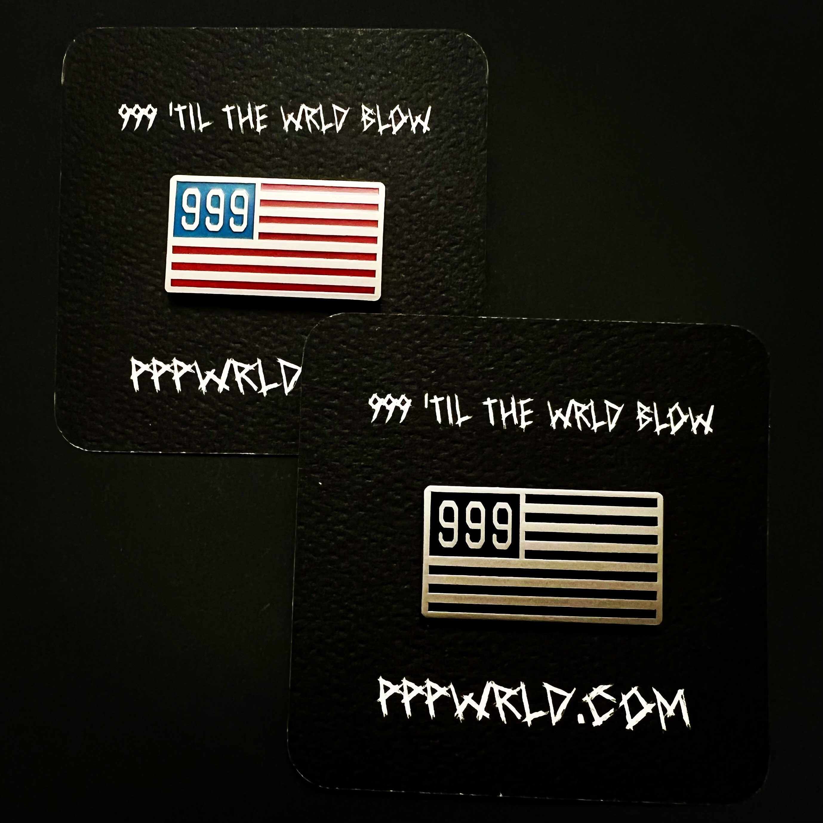 999 Flag Hard Enamel Pin - Etsy