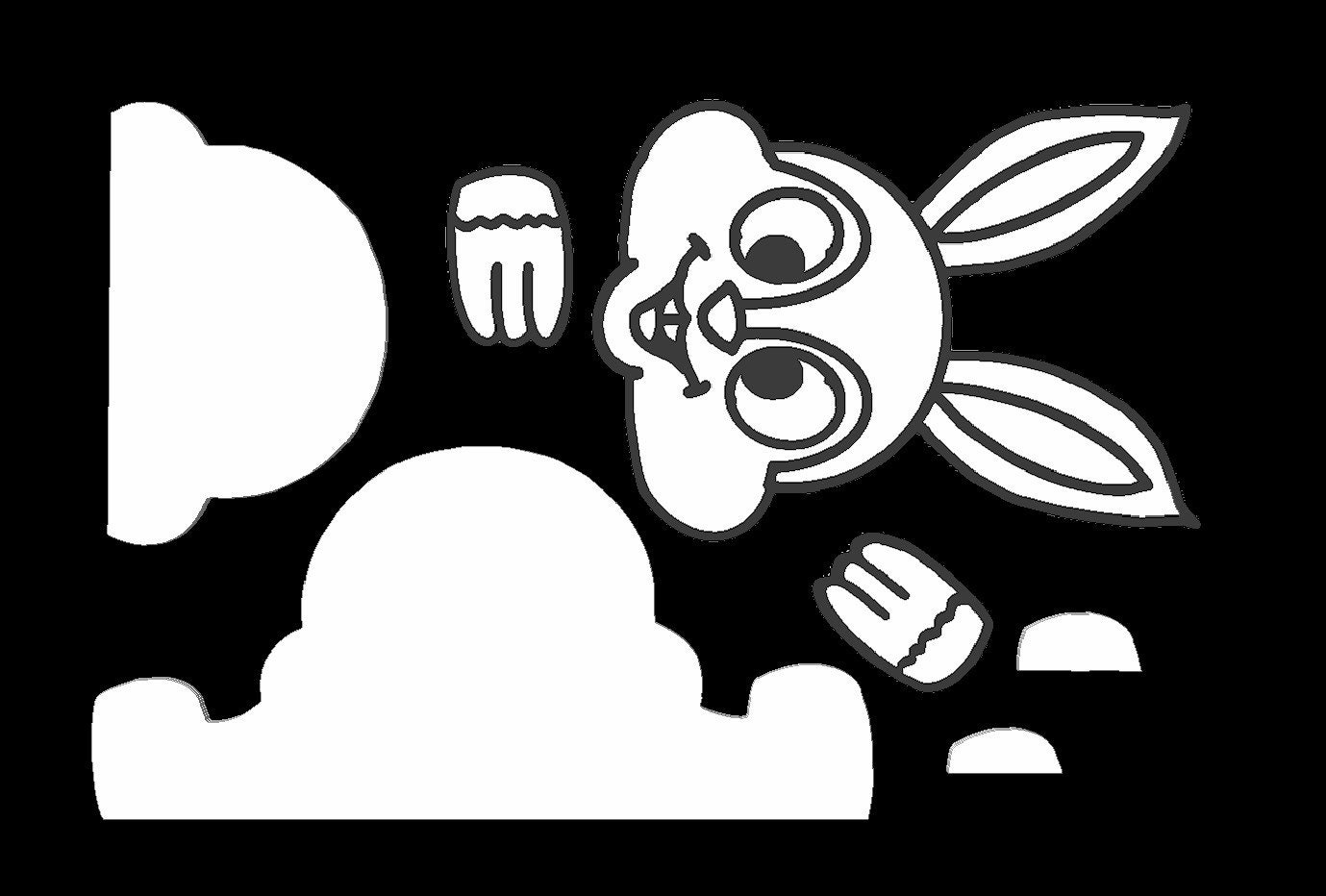 2D CNC Digital File Download - Bunny Rabbit Yard Art - Aspire | Vectric ...