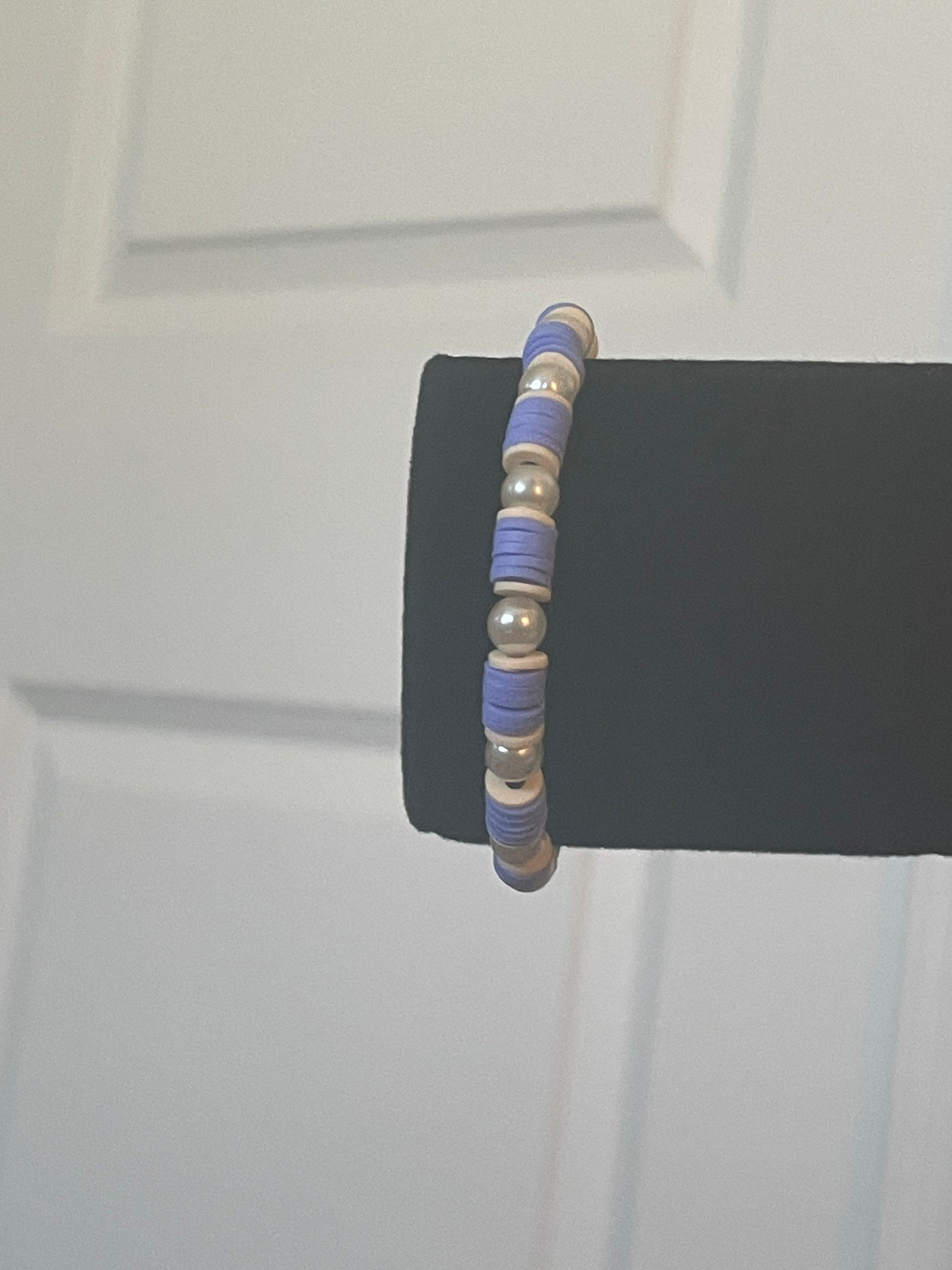 Berry Blue Preppy Blue Clay Bead Bracelet - Etsy