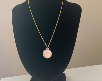Smiley Face Pendant - Etsy