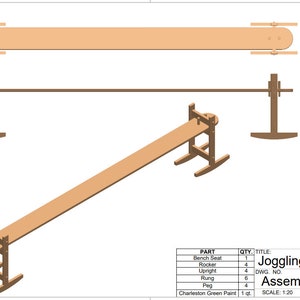 Joggling Board Woodworking Plans - Etsy