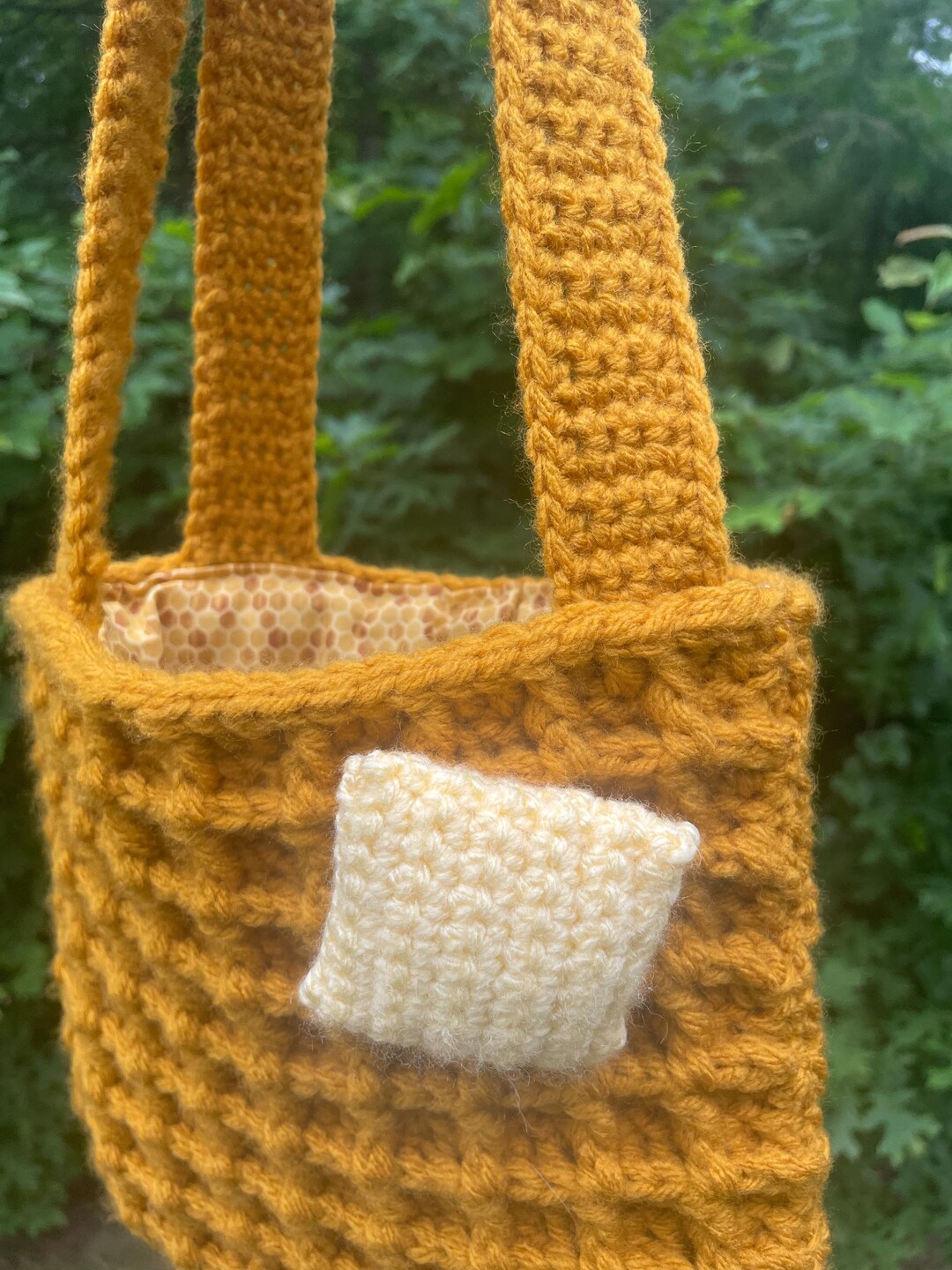 Crochet Waffle Bag - Etsy